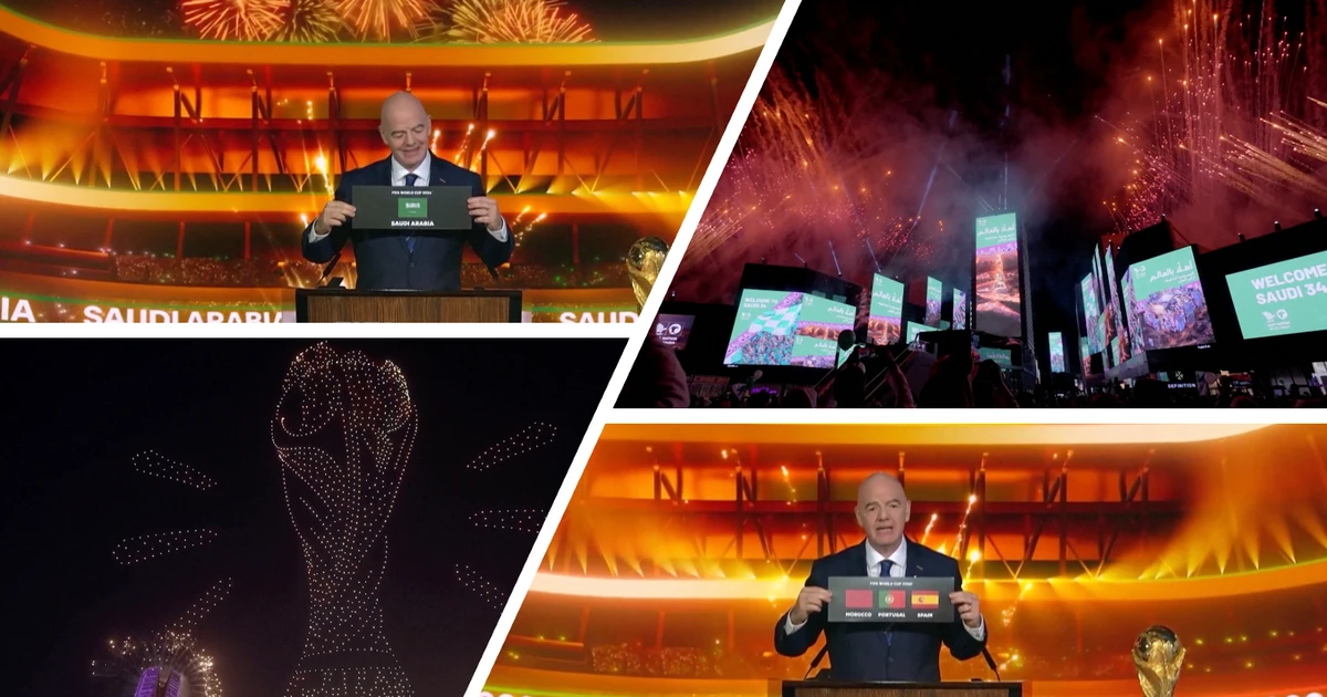 Chủ tịch FIFA thông báo các nước đăng cai tổ chức World Cup 2030 và 2034